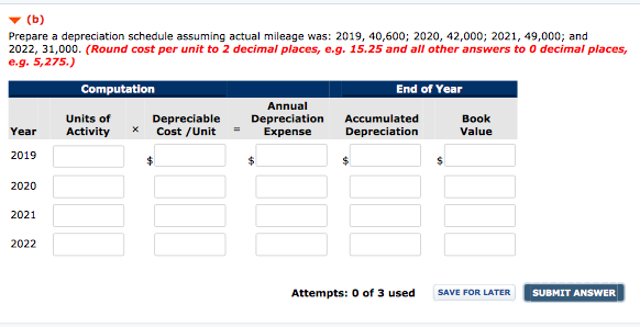 Solved Exercise 9-5 (Part Level Submission) Yello Bus Lines | Chegg.com