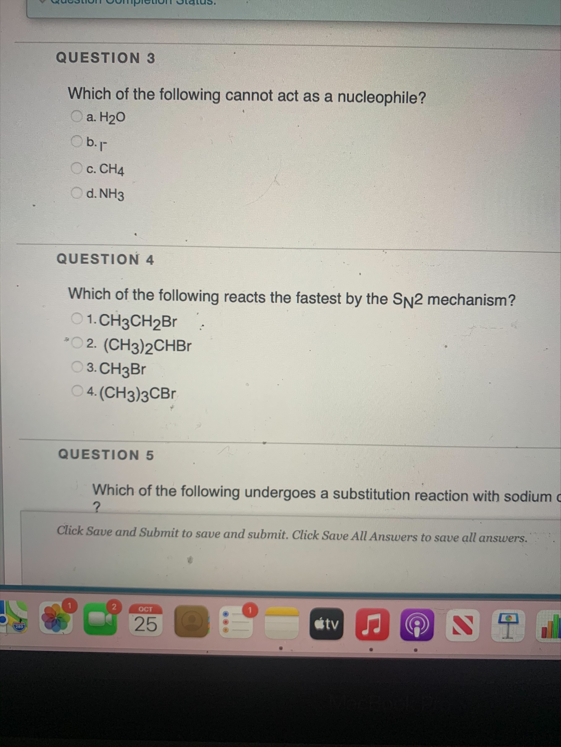 Solved ION 3 Which Of The Following Cannot Act As A Chegg