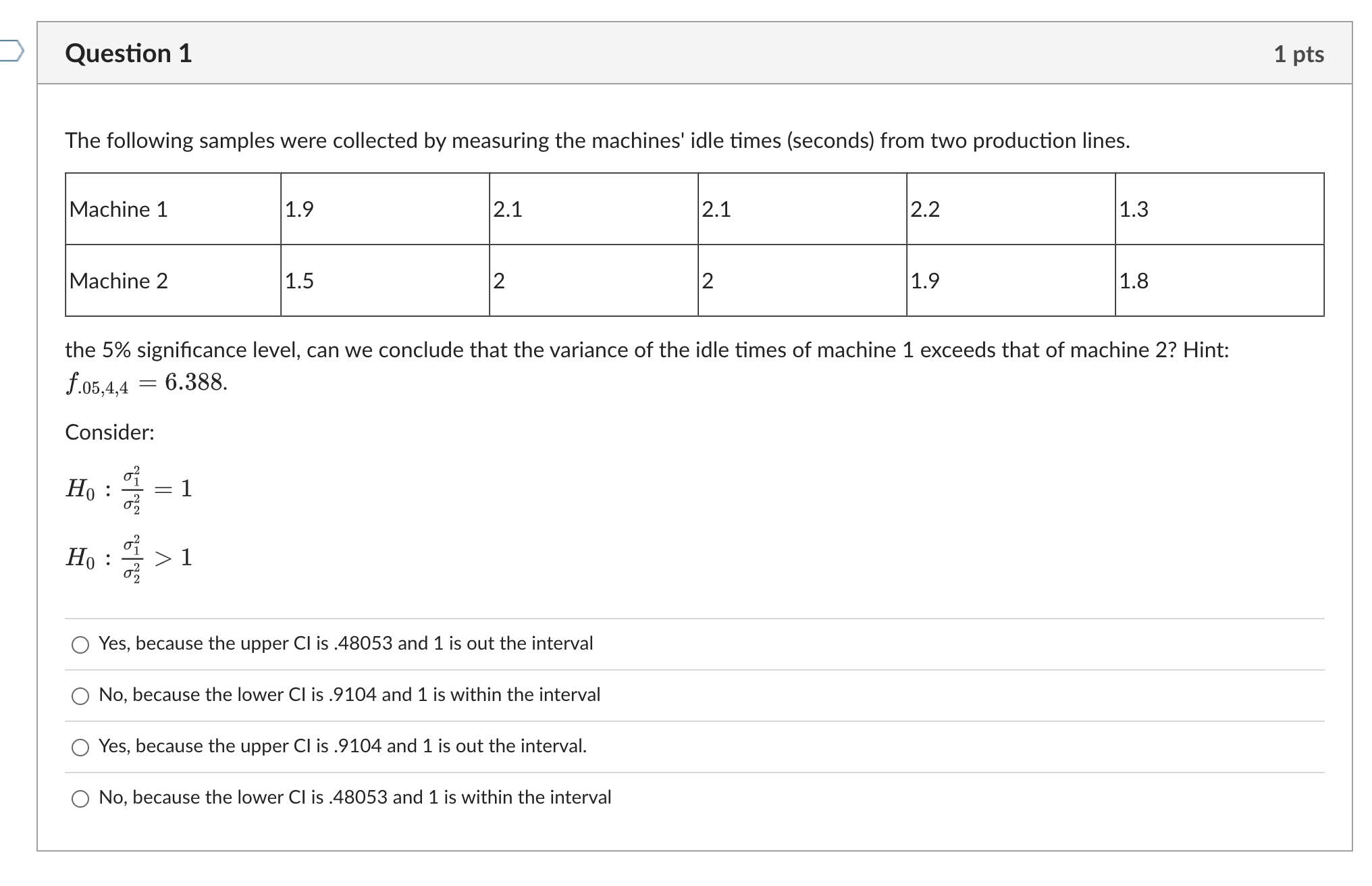 Solved the 5% significance level, can we conclude that the | Chegg.com