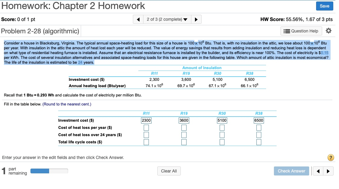 Solved Homework Chapter 2 Homework Save Score 0 Of 1 Pt 2