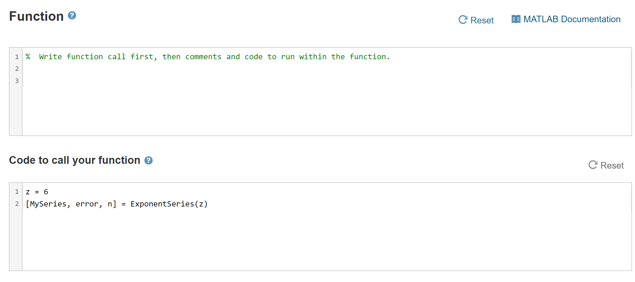 Solved 3.3. Nested For and While loops: Series Estimation O | Chegg.com