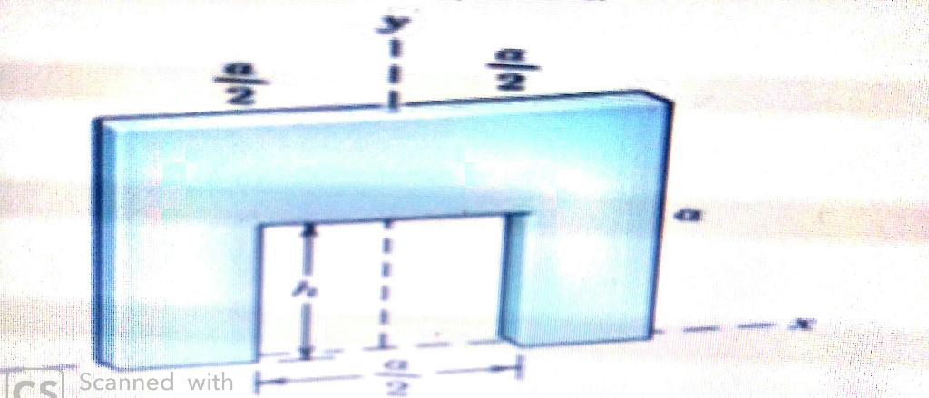 Solved Determine the dimension h of the rectangular opening | Chegg.com
