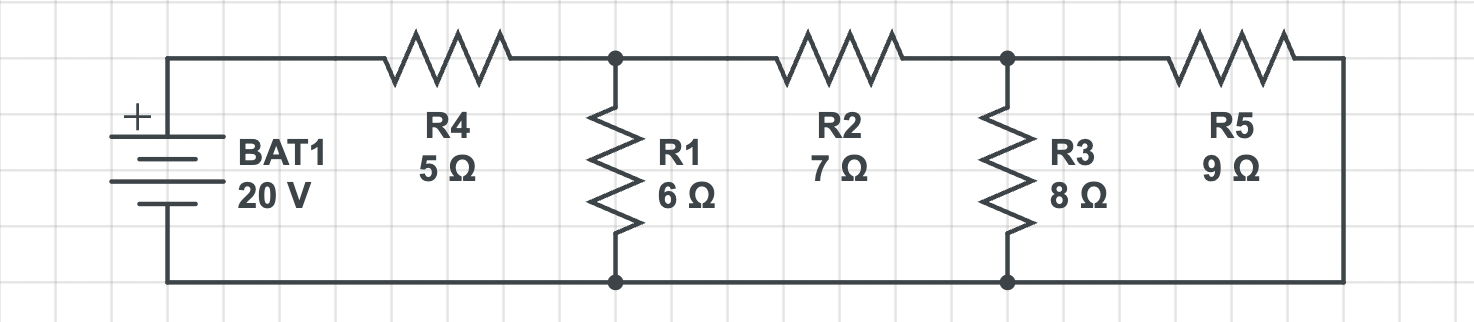 Solved What is the current running the 8 ohm resistor using | Chegg.com