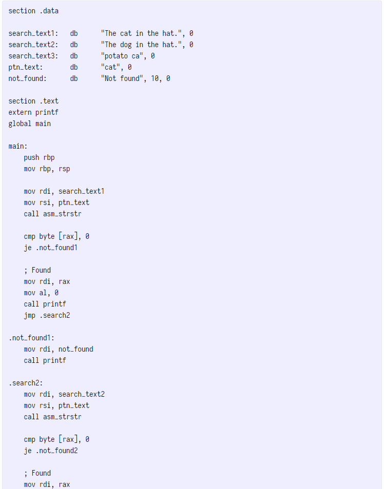 Solved In this project, your task is to implement the strstr | Chegg.com