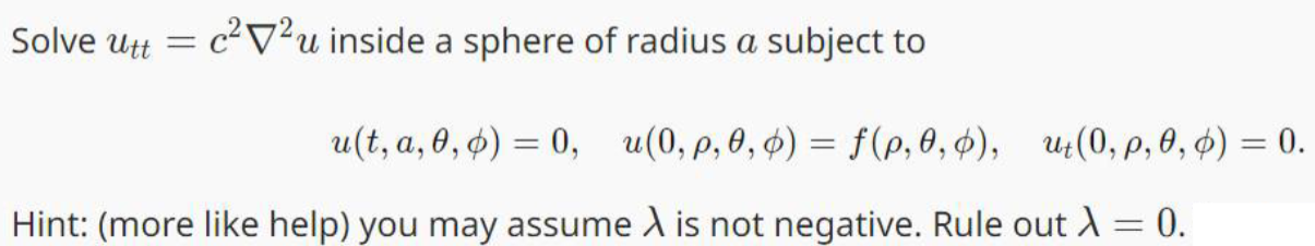 Solved Solve separated ODEs given boundary conditions and | Chegg.com