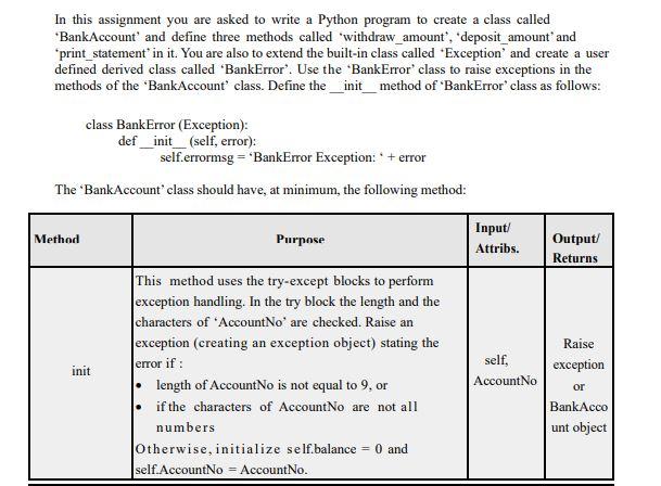 In this assignment you are asked to write a Python | Chegg.com