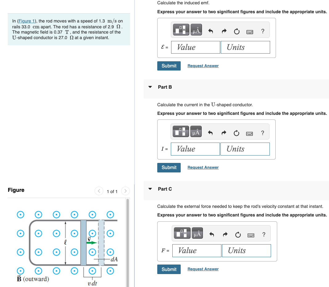 Solved Calculate the induced emf. Express your answer to two | Chegg.com