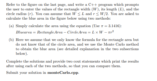 Solved The Monte Carlo method relies on repeated random | Chegg.com