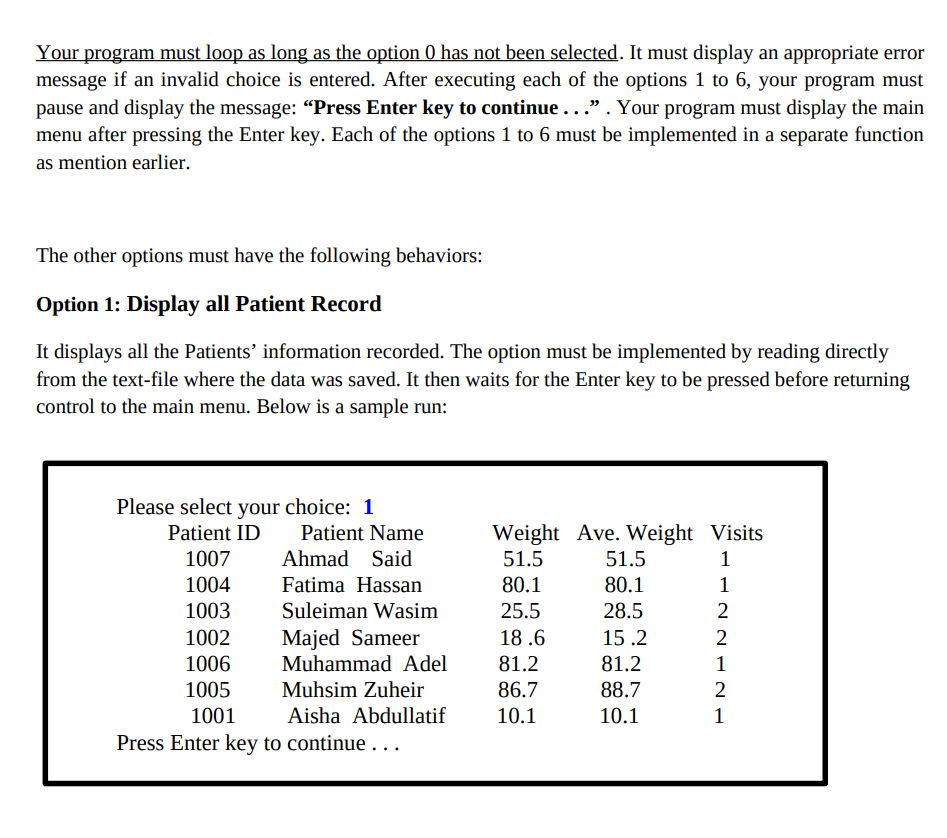 Solved ICS 104 Project Due: Each student is required to | Chegg.com