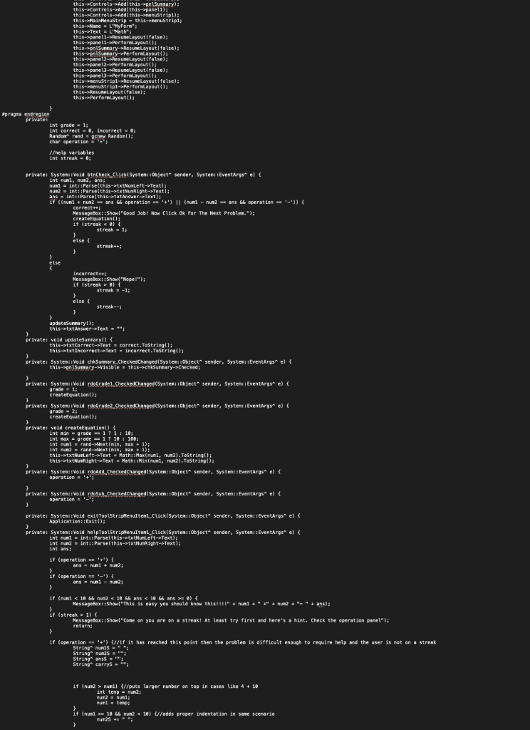 Task 1. Modify your Math Practice GUI program to use | Chegg.com