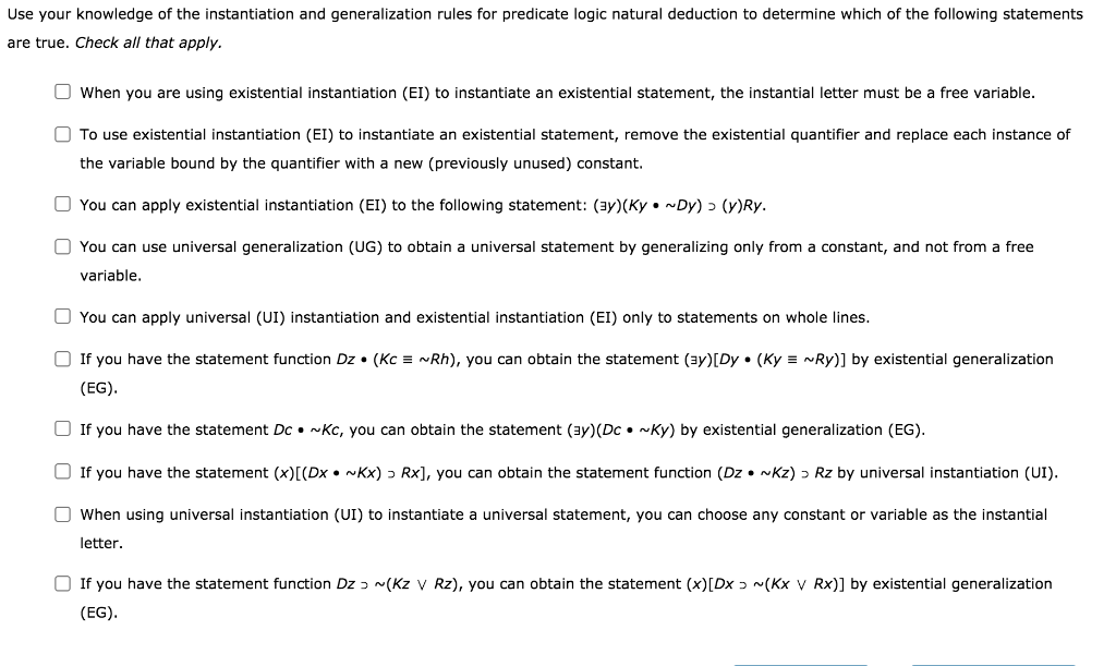 Solved Use your knowledge of the instantiation and | Chegg.com