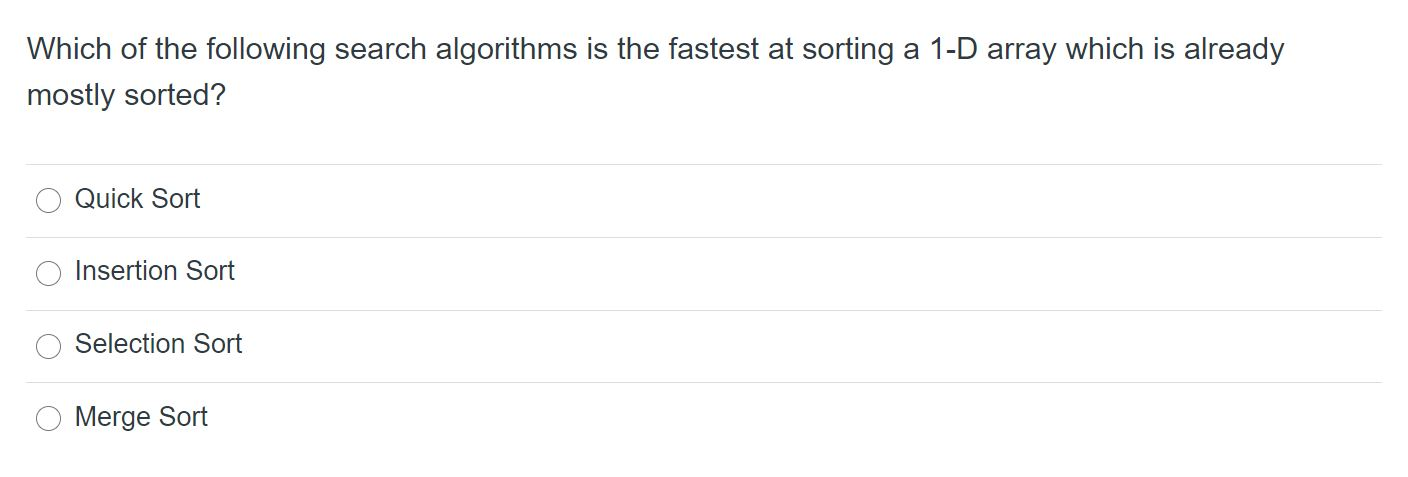 Solved Merge Sort divides the initial unsorted array into | Chegg.com