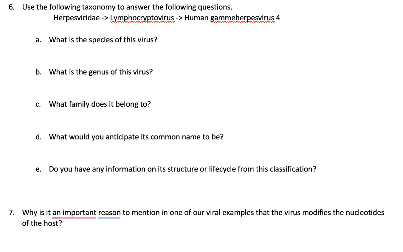Solved Use the following taxonomy to answer the following | Chegg.com