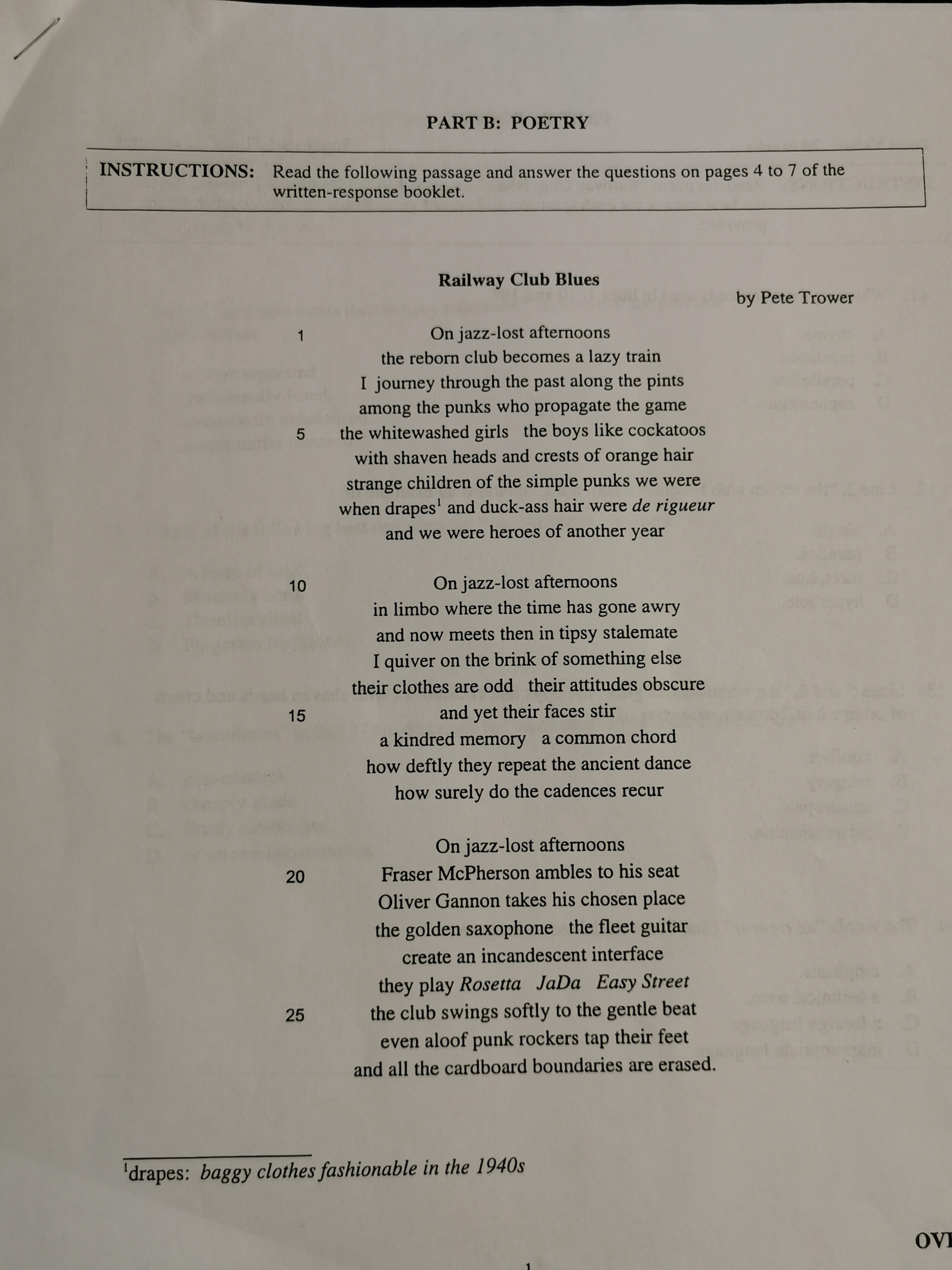 INSTRUCTIONS: Read the following passage and answer | Chegg.com