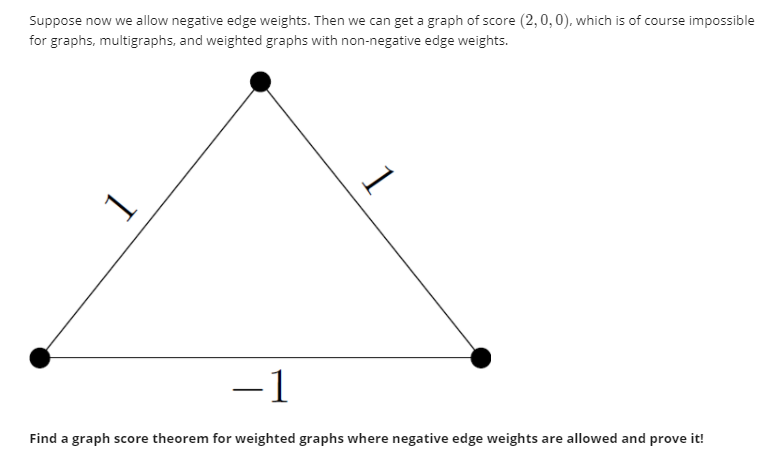 Solved Suppose now we allow negative edge weights. Then we | Chegg.com