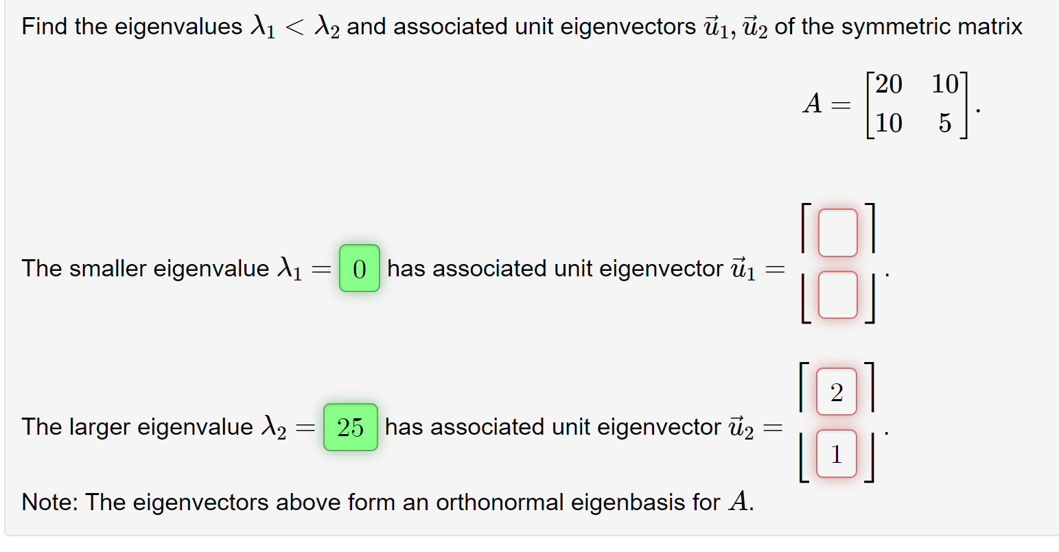 Solved Find the eigenvalues X₁