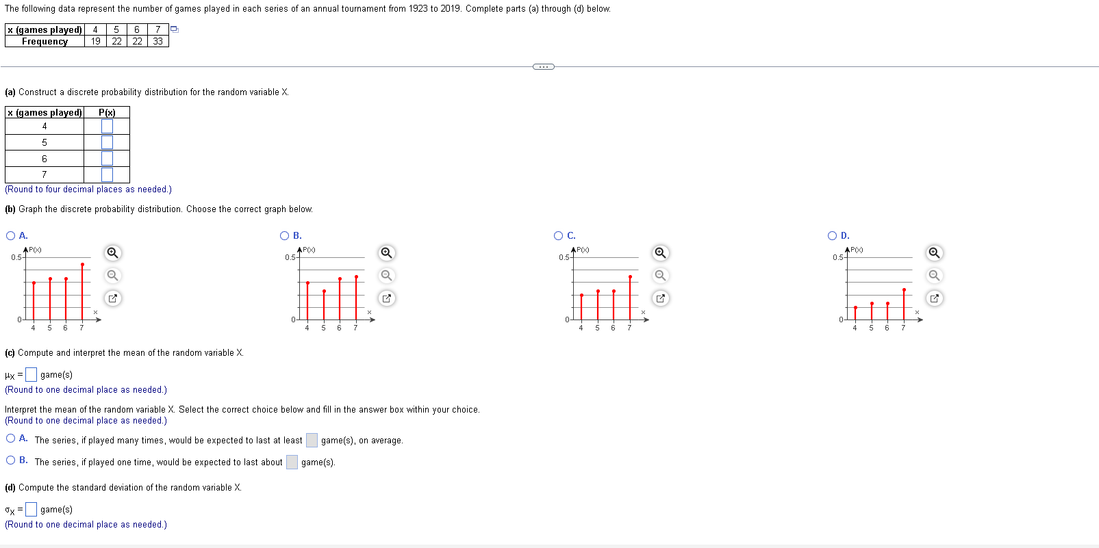 Solved (a) Construct a discrete probability distribution for | Chegg.com
