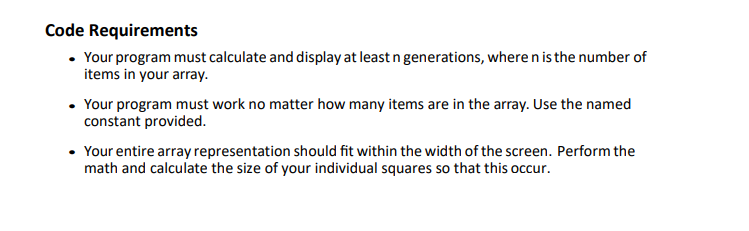 CSCI 110 Project 3b Game of Life Write a Java program | Chegg.com