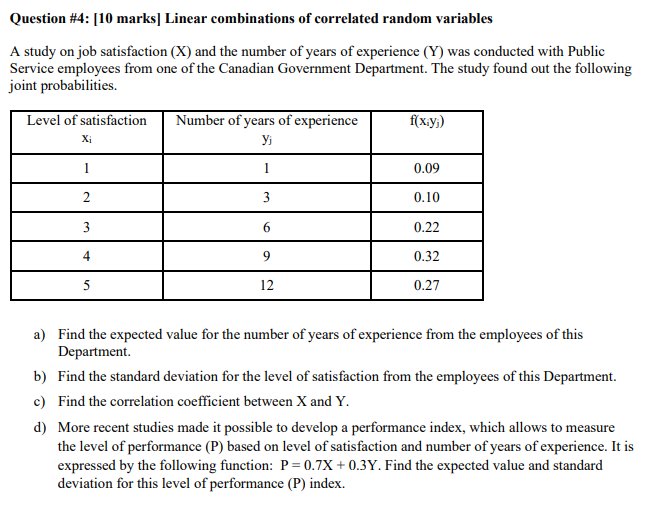 Solved Question \#4: [10 marks] Linear combinations of | Chegg.com
