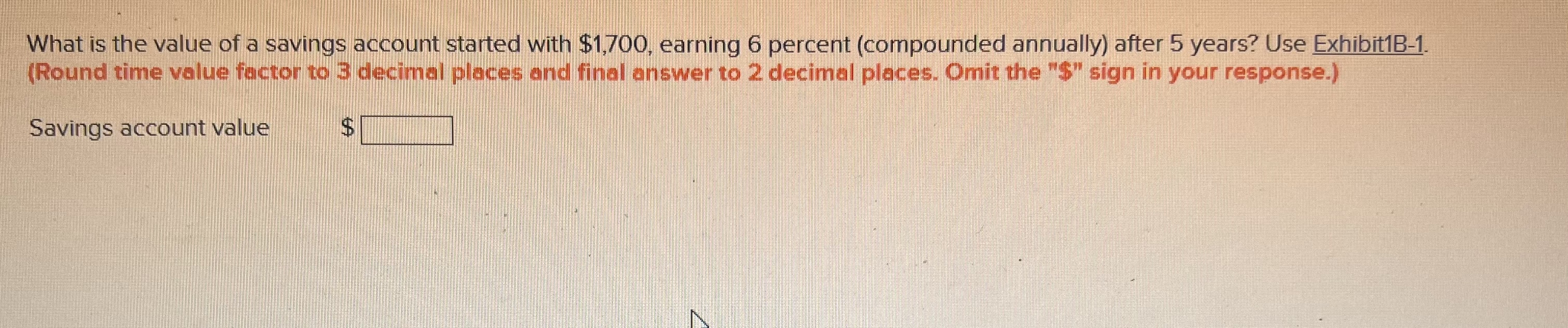 Solved What is the value of a savings account started with | Chegg.com
