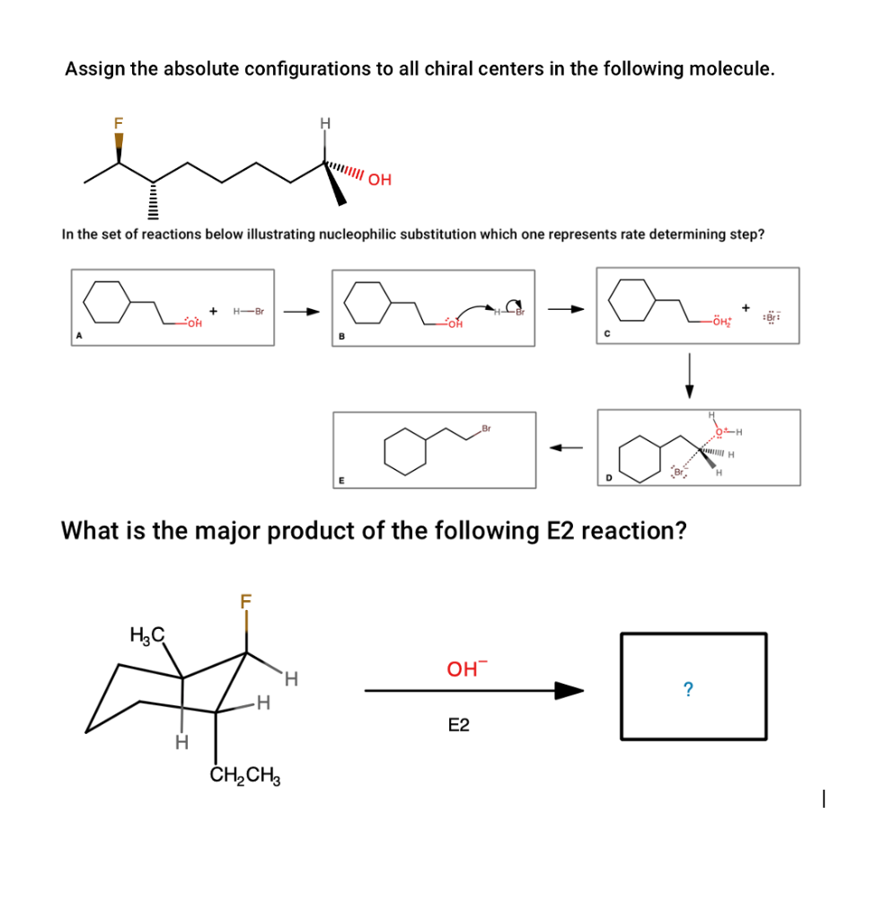 Solved Assign the absolute configurations to all chiral | Chegg.com
