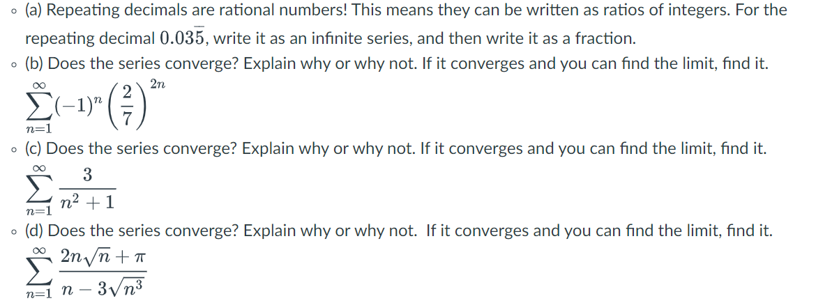 Solved - (a) Repeating decimals are rational numbers! This | Chegg.com