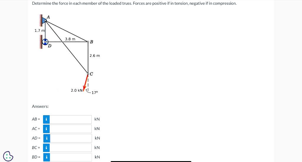 Answers: AB=AC=AD=BC=kNA=BD=kNkNkNkNkN | Chegg.com