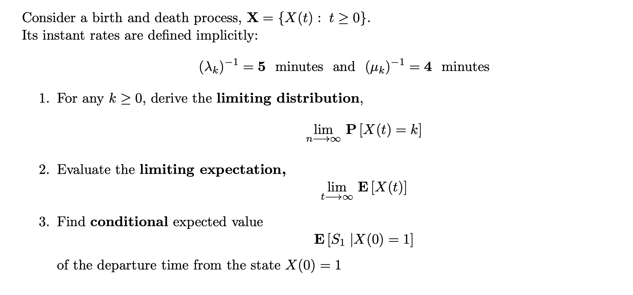 To determine the stationary distribution for a | Chegg.com
