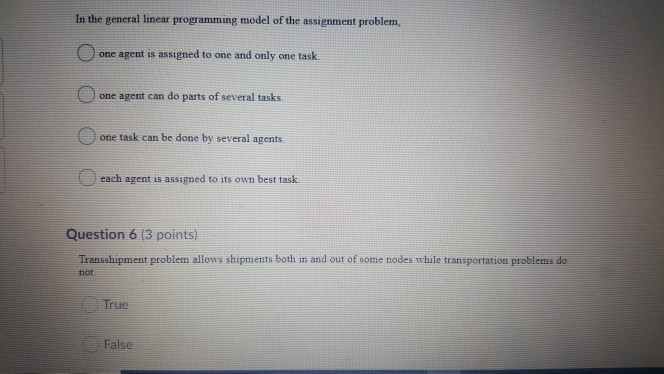 Solved In The General Linear Programming Model Of The