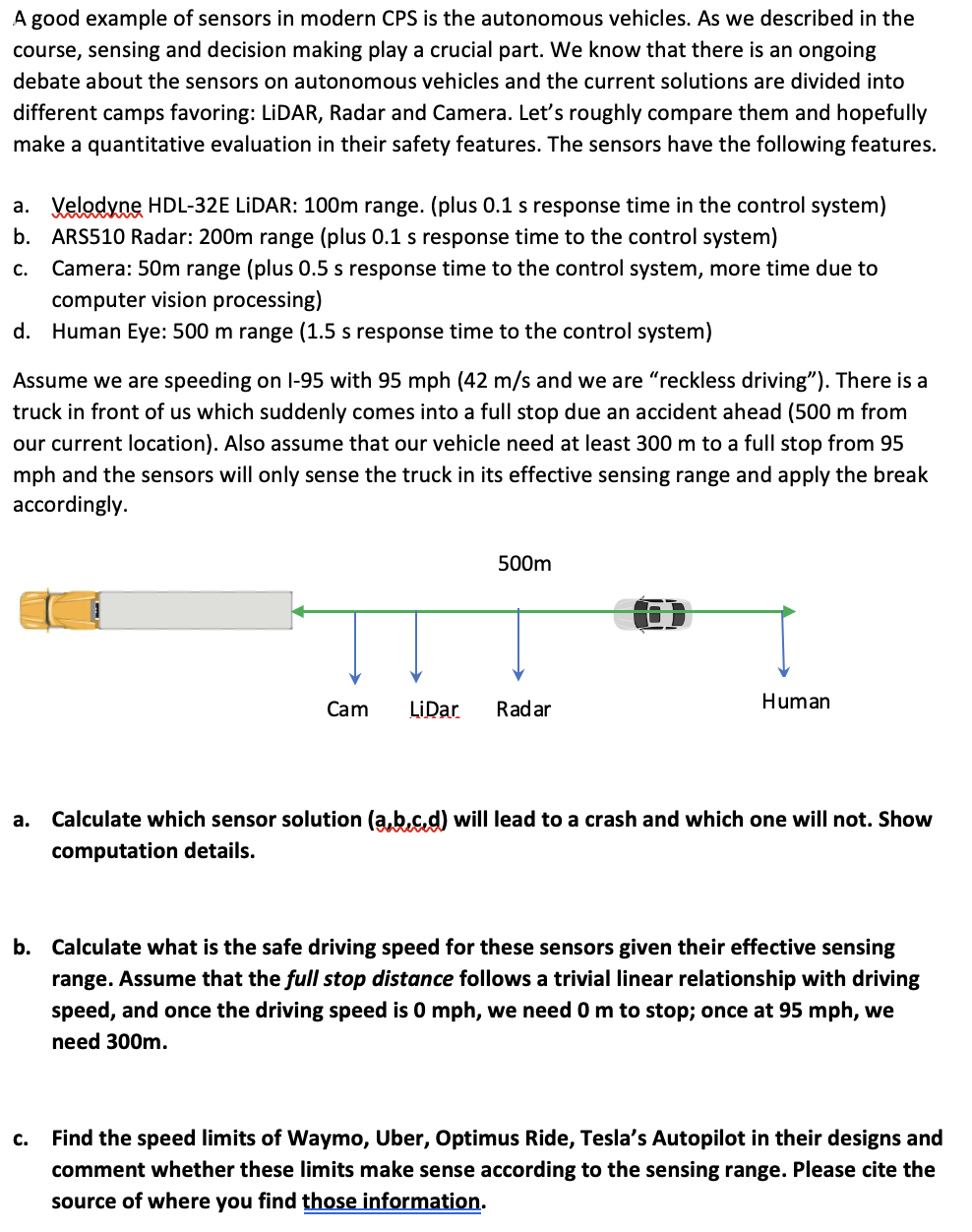 Solved A good example of sensors in modern CPS is the | Chegg.com