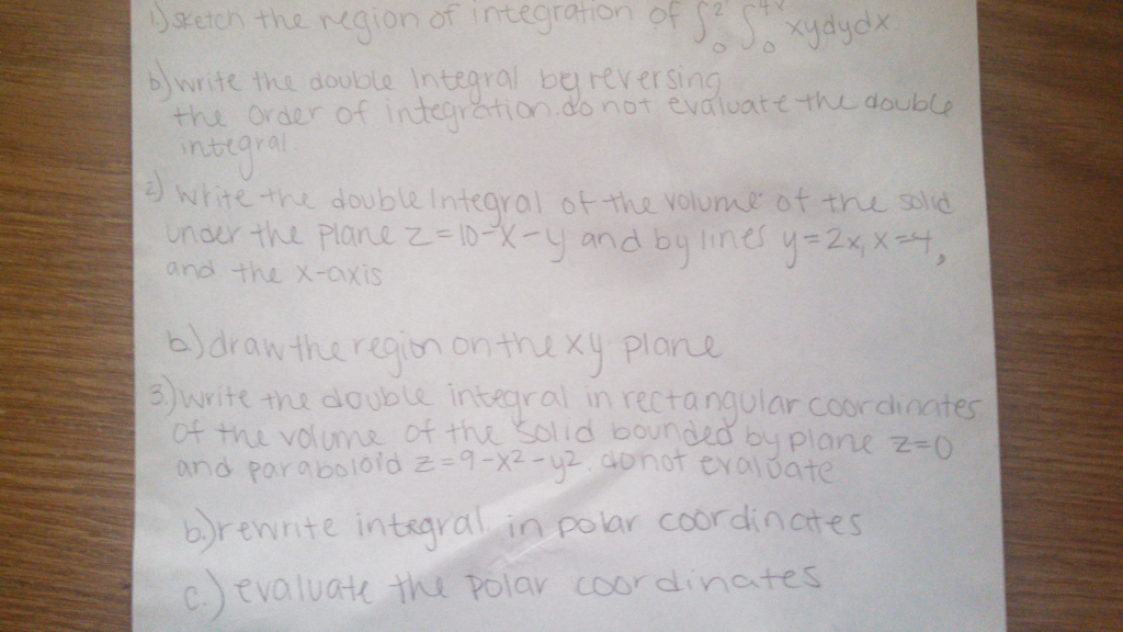 Solved Sketch The Region Of Integration Of Sex Ydydx B