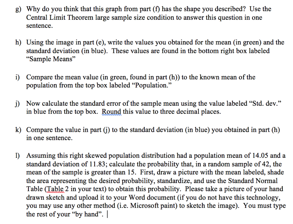 We will use the Sampling Distribution applet in | Chegg.com