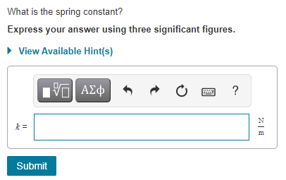 Solved In a physics lab experiment, a spring clamped to the | Chegg.com