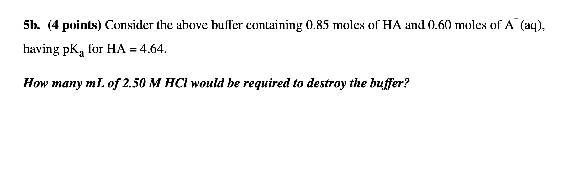 Solved 5b. (4 points) Consider the above buffer containing | Chegg.com