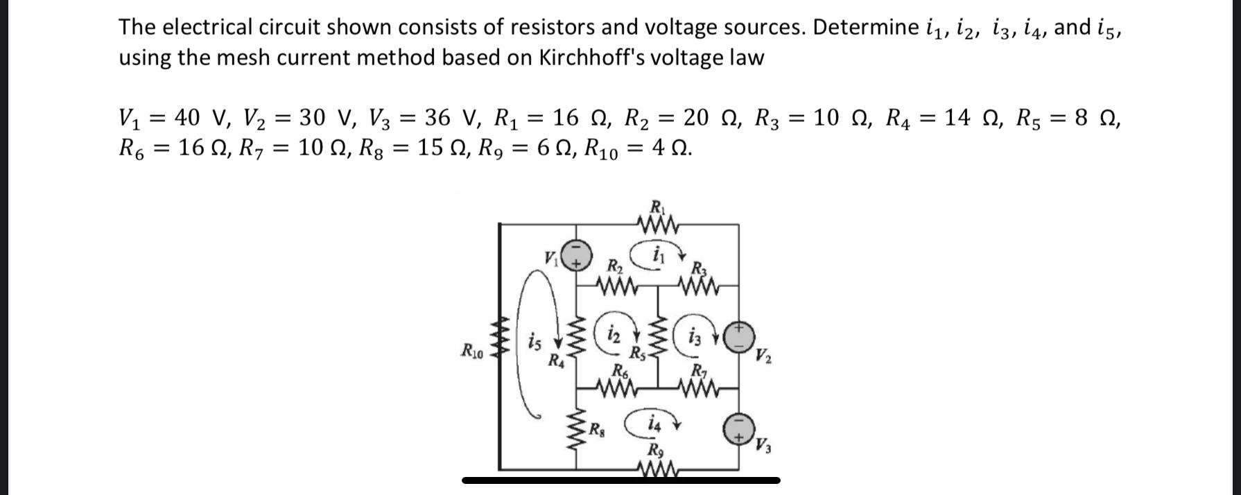 Solved The electrical circuit shown consists of resistors | Chegg.com