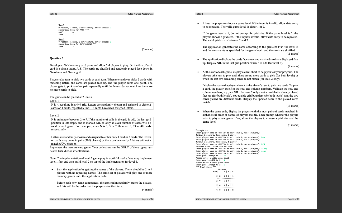 ICT133 Tutor-Marked Assignment ICT133 Tutor-Marked | Chegg.com