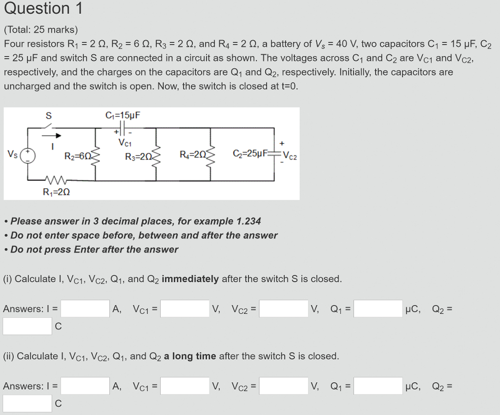Solved Four resistors R1 = 2 Ω, R2 = 6 Ω, R3 = 2 Ω, and R4 = | Chegg.com