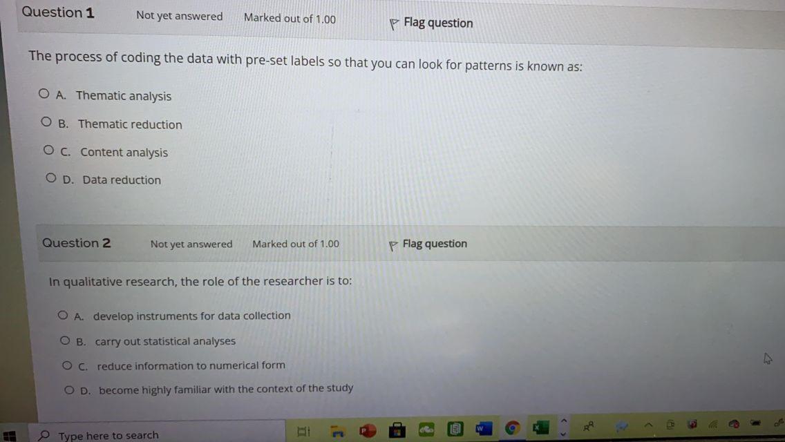 Solved Question 1 Not yet answered Marked out of 1.00 p Flag | Chegg.com