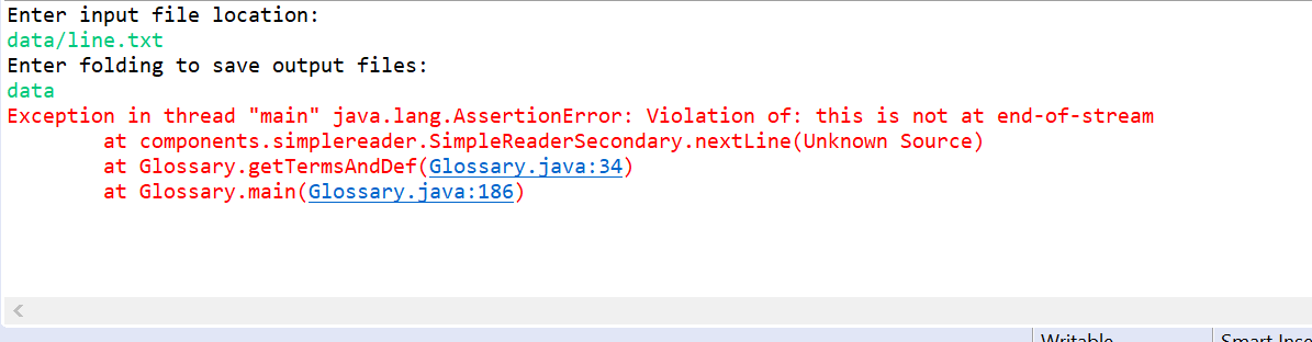 Solved public static Queue getTerms AndDef(SimpleReader | Chegg.com