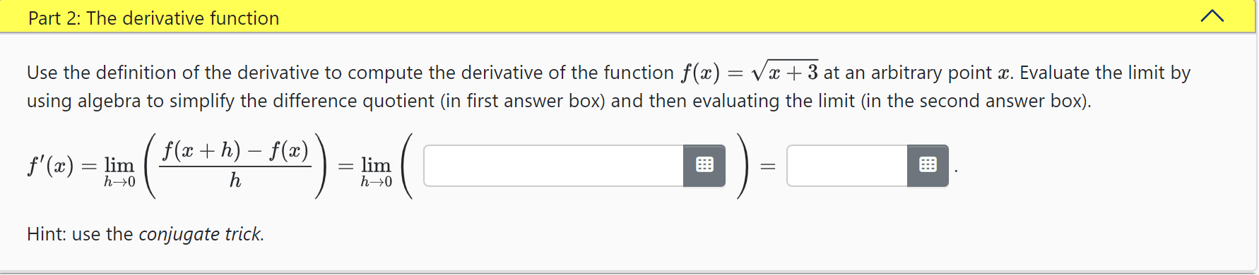 Solved Now let's calculate the tangent line to the function | Chegg.com