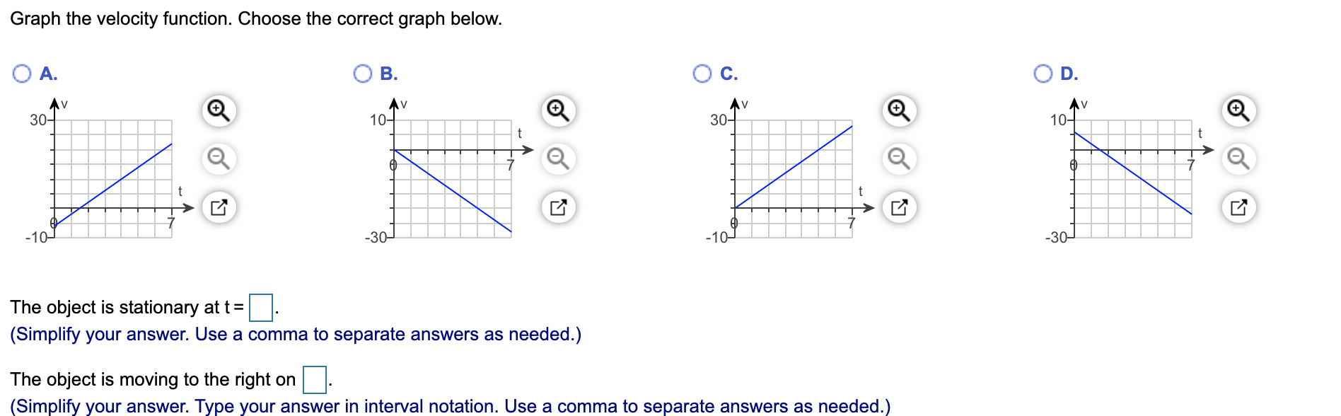 Solved Suppose the position of an object moving horizontally | Chegg.com