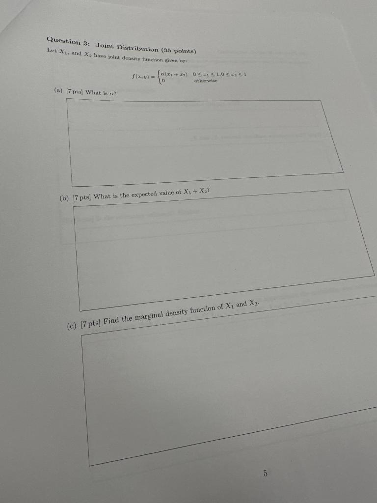 Solved D.) are X1 and X2 independent? e.) find correlation | Chegg.com