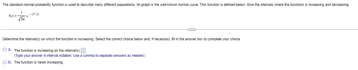 Solved The standard normal probability function is used to | Chegg.com