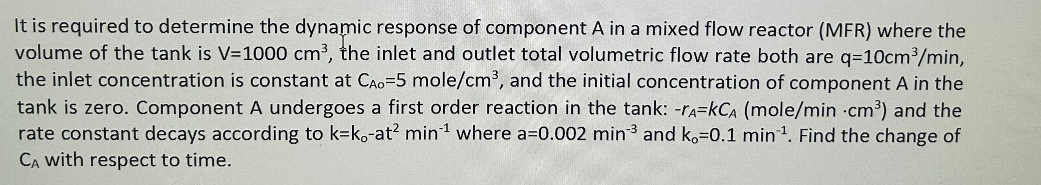 Solved It is required to determine the dynamic response of | Chegg.com