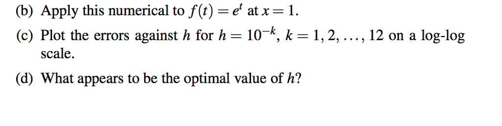Solved 4. Design a numerical method for estimating | Chegg.com