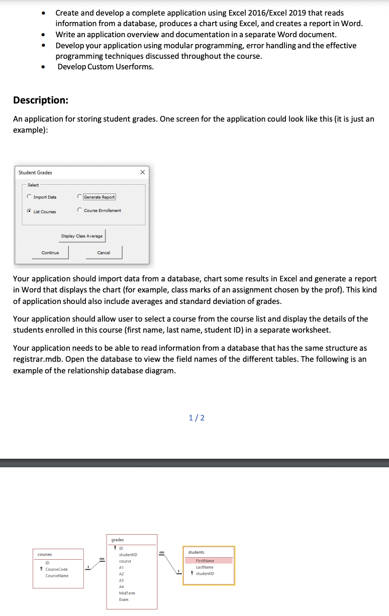 Solved required file is register.mdb and it contains the | Chegg.com