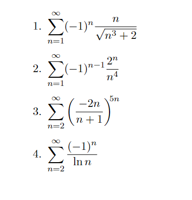 Solved In Exercises #1–8, determine whether the series is | Chegg.com