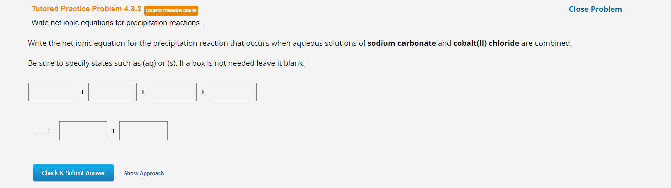 Solved Write net ionic equations for precipitation | Chegg.com
