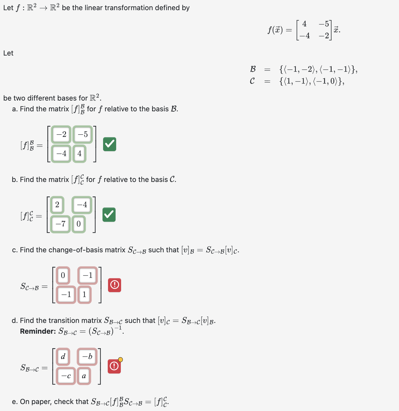 Solved Let f:R2→R2 be ﻿the linear transformation defined | Chegg.com