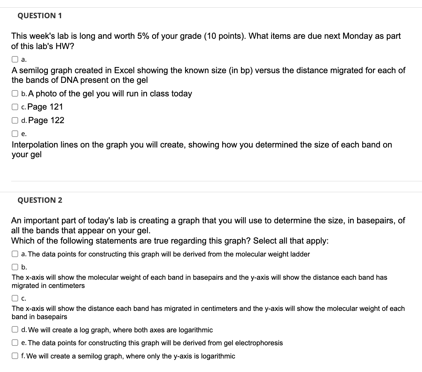 This week's lab is long and worth 5% of your grade ( | Chegg.com
